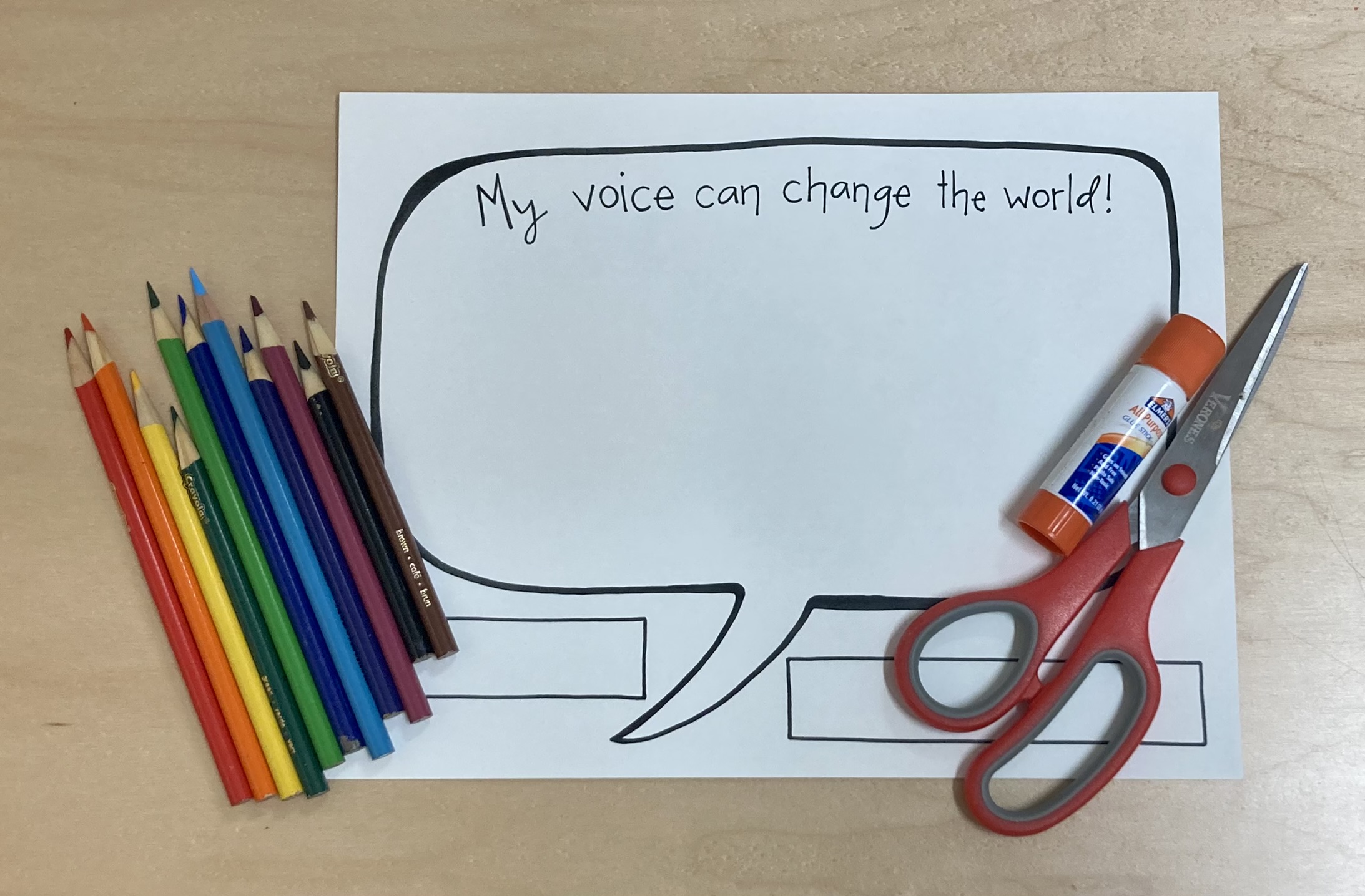 Little New-Yorkers @ Home: Make a Say Something! Speech Bubble | New ...