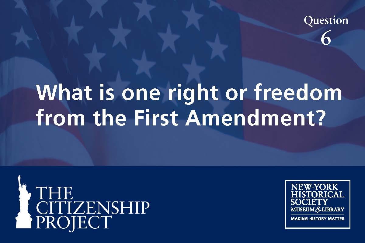 Citizenship Project | Study Materials | The New York Historical