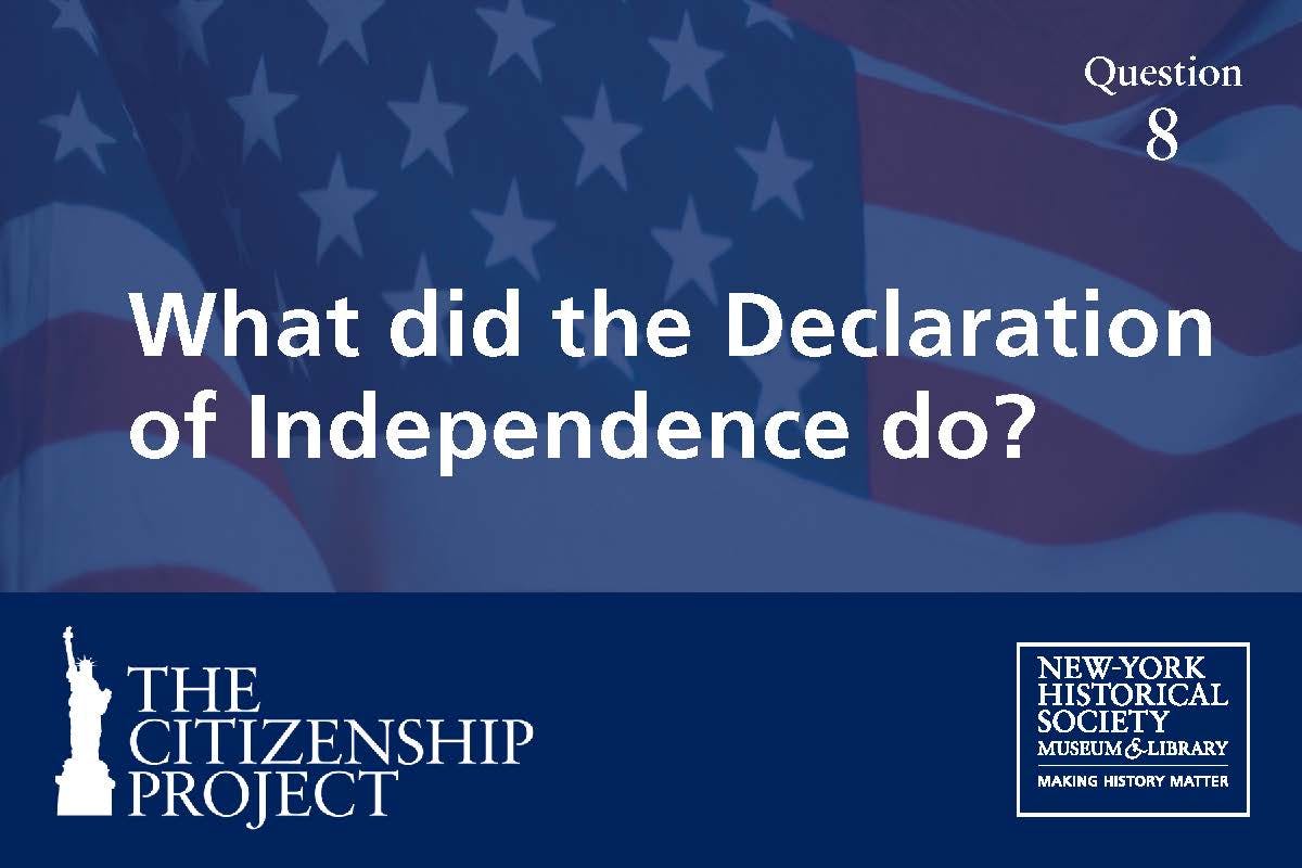 Citizenship Project | Study Materials | The New York Historical