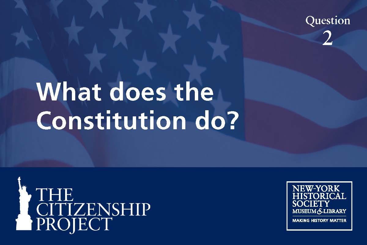 Citizenship Project | Study Materials | The New York Historical