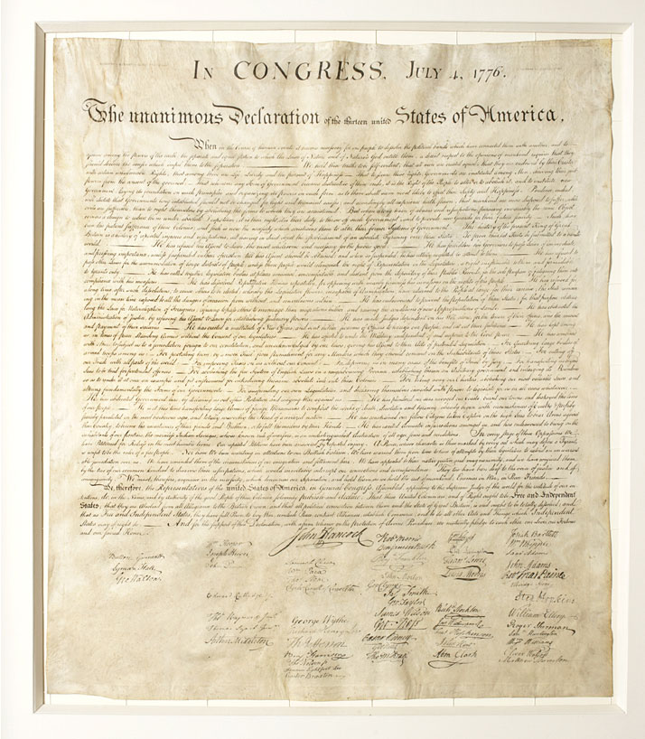 The Declaration of Independence: The Stone Engraving | The New York ...